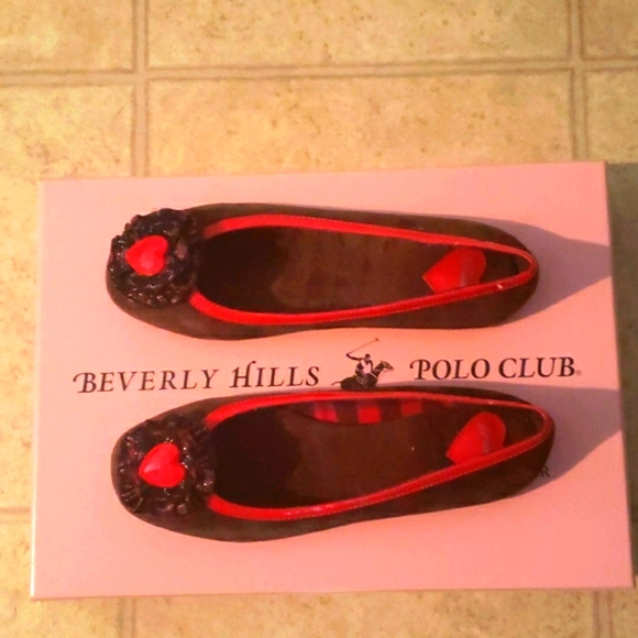 Pastry | Shoes | Red Brownish Black Suede Flats They Are Cute And ...